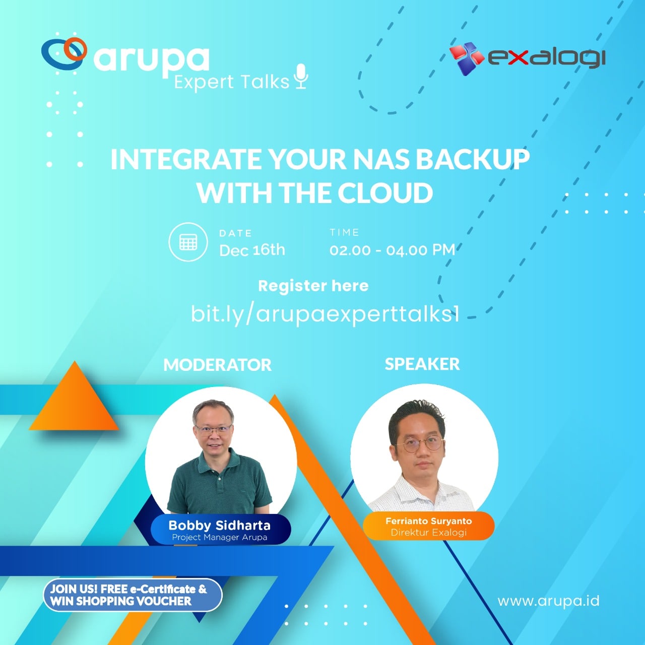 Integrate Your NAS Backup with The Cloud - Arupa Cloud Nusantara
